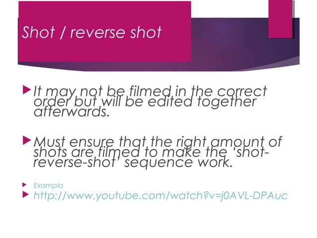 Continuity editing | PPT