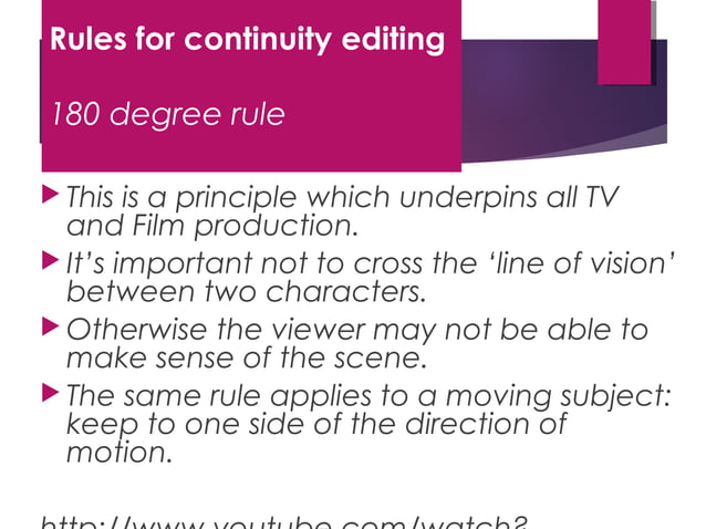 Continuity editing | PPT