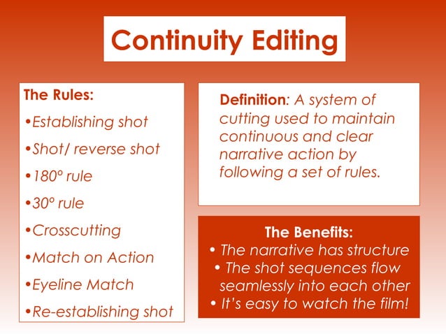 Continuity Editing | PPT