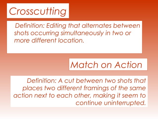 Continuity Editing | PPT