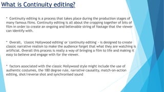 Continuity editing | PPT