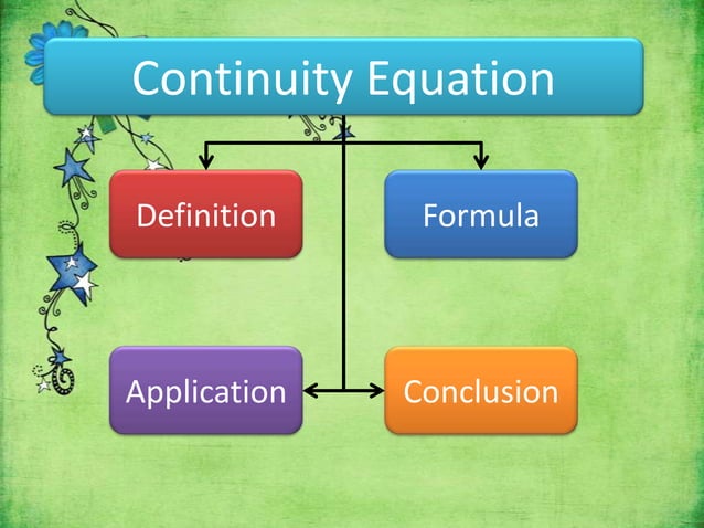 Continuity Equation | PPT