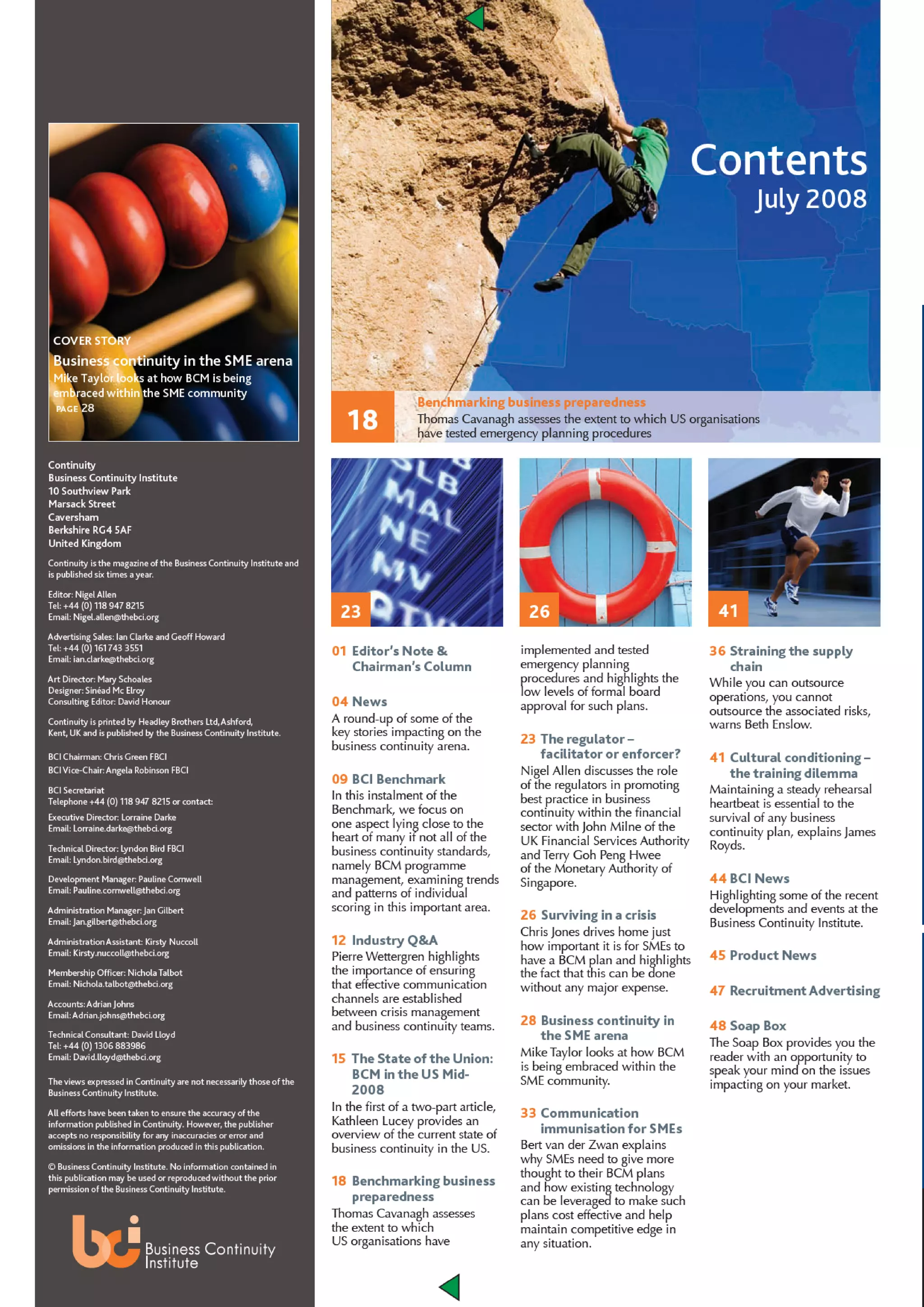 Continuity july 2008 | PDF