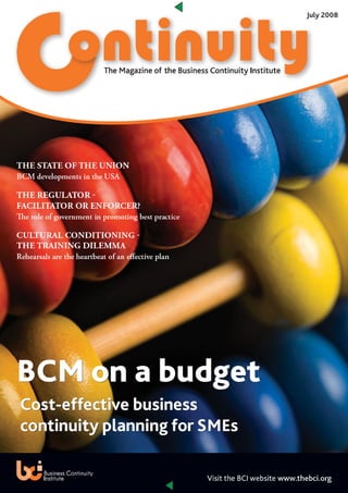Continuity july 2008 | PDF