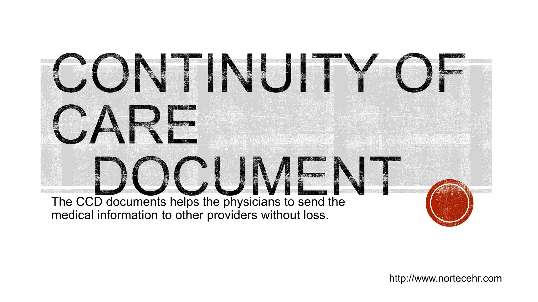 Continuity of Care | PPTX