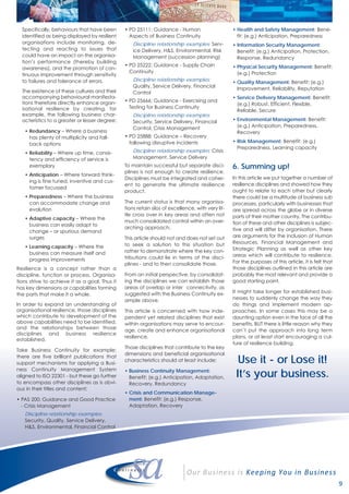 ContinuitySA Client Chronicles 1st Quarter 2013 Newsletter | PDF