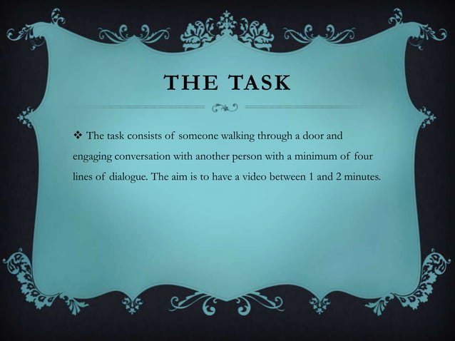 Continuity task | PPT