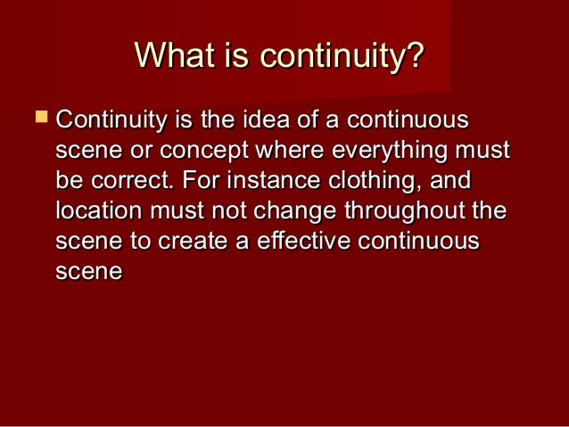 Continuity task mediaaa