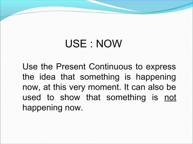 Present Continuous | PPT