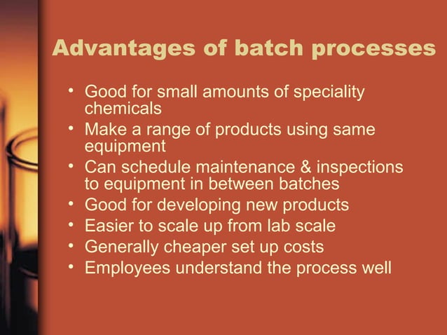 Continuos and batch process | PPT