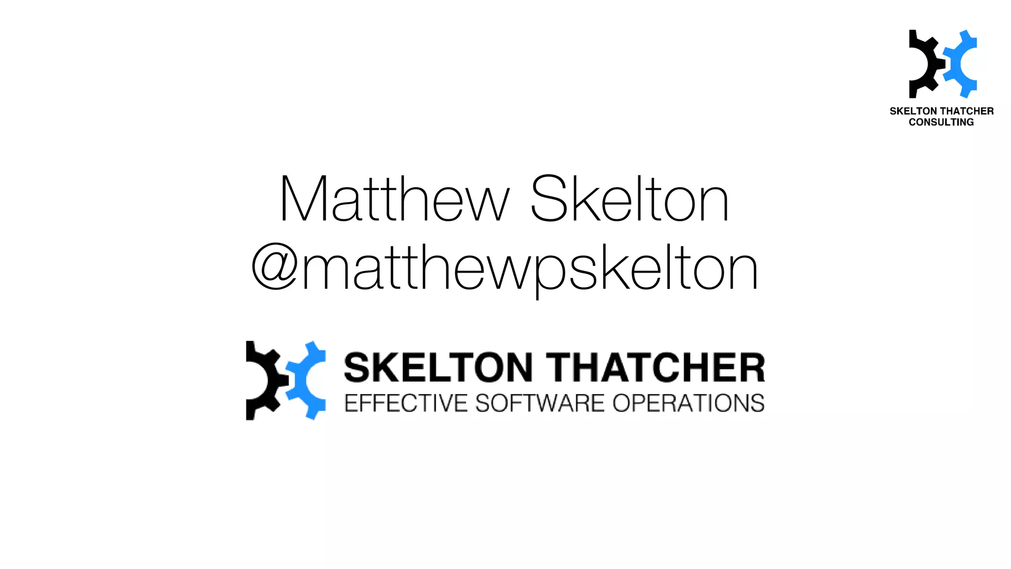 Continuous Delivery antipatterns from the wild - Matthew Skelton ...