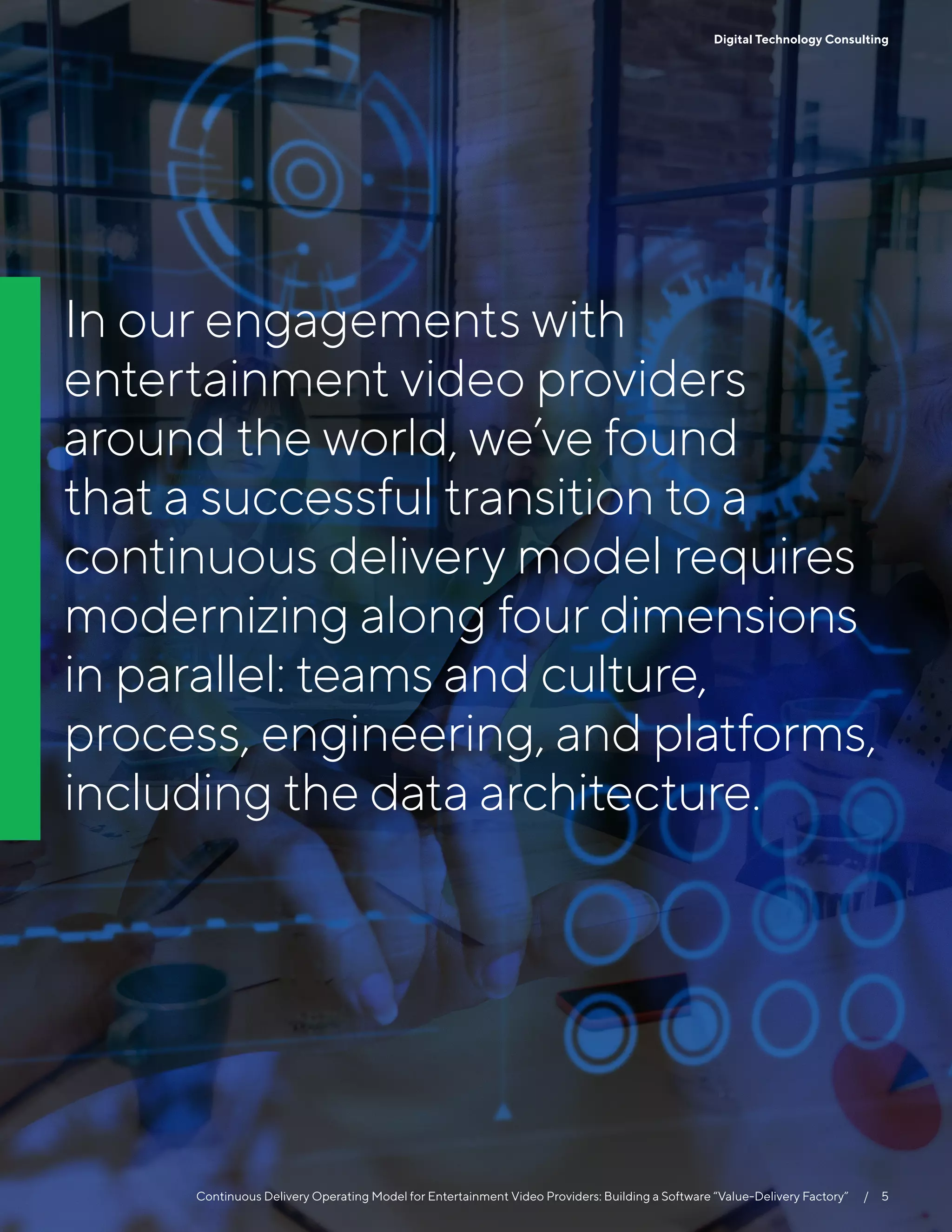 Continuous Delivery Operating Model for Entertainment Video Providers ...