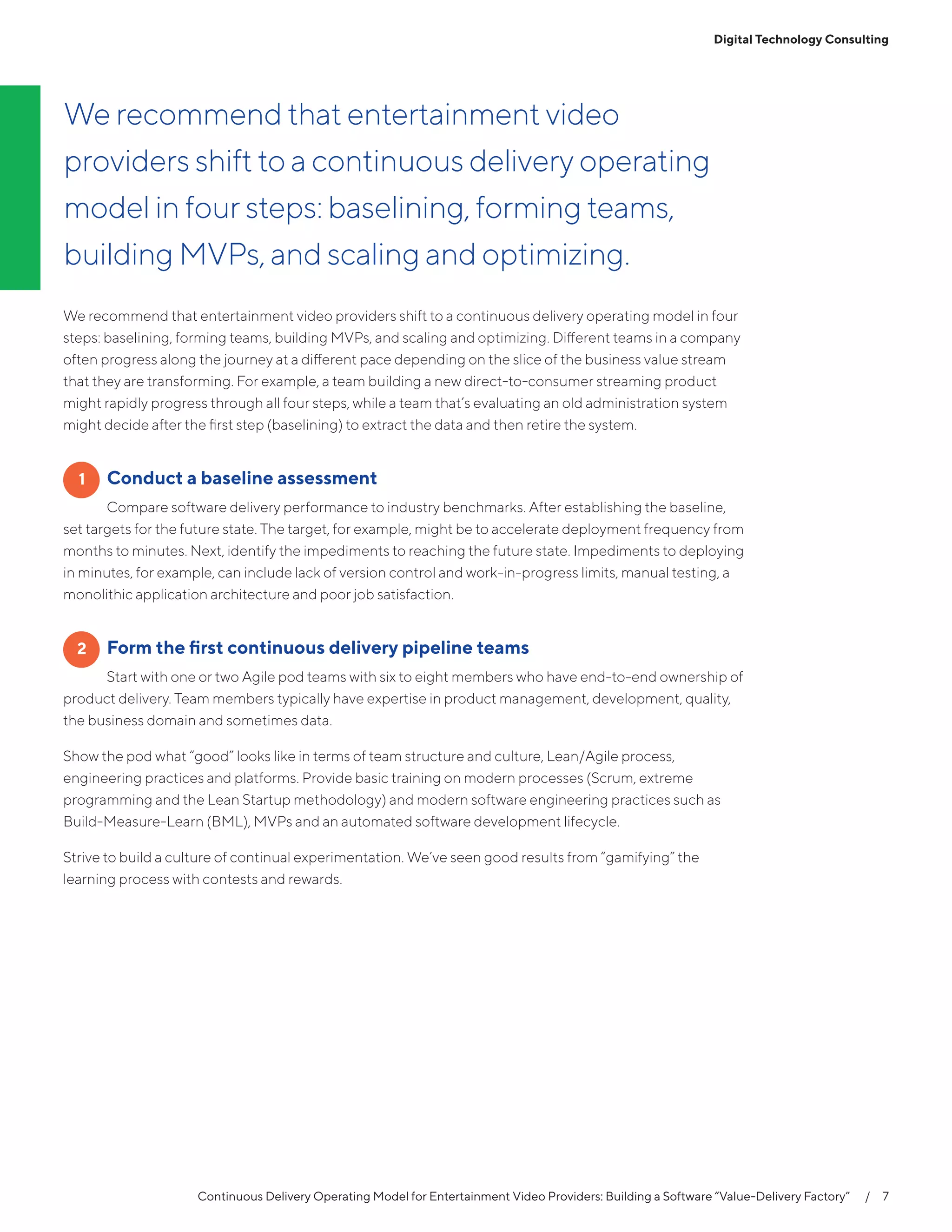 Continuous Delivery Operating Model for Entertainment Video Providers ...