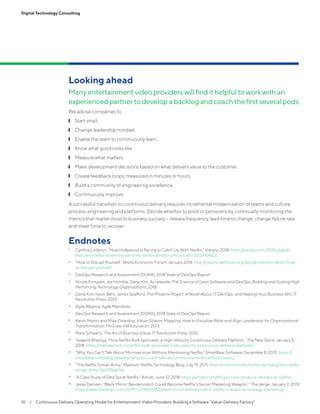 Continuous Delivery Operating Model for Entertainment Video Providers: Building a Software ...