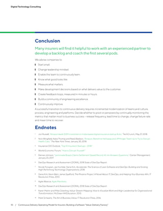 Continuous Delivery Operating Model for Insurers: Building a Software ...