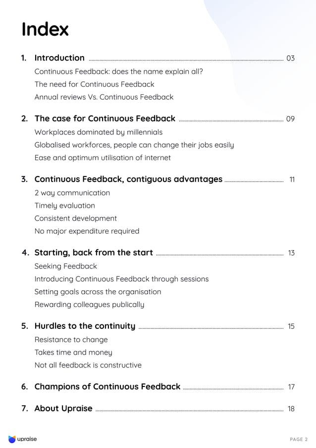 Beginner's guide to Continuous Feedback | PDF