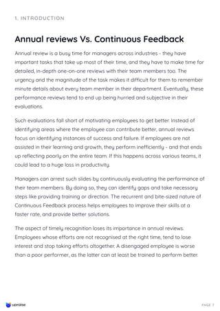 Beginner's guide to Continuous Feedback | PDF