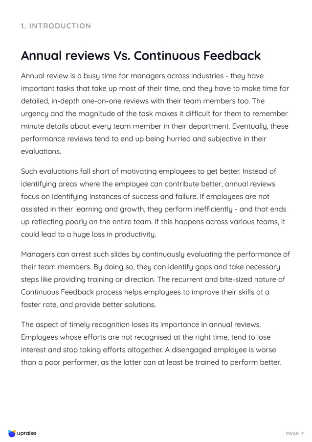 Beginner's guide to Continuous Feedback | PDF