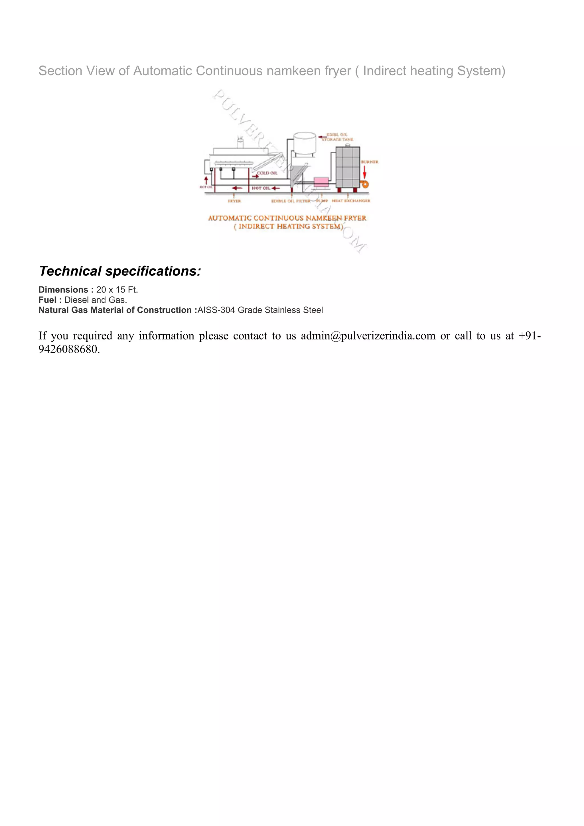 Continuous fryer | PDF
