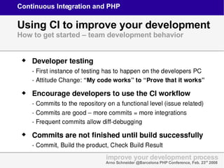 Continuous Integration and PHP | ODP