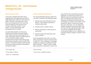 Continuous Integration | PPT