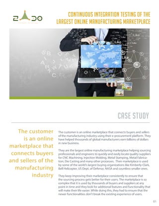 Continuous integration testing for automation needs and quality of the ...