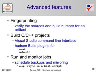 Continuous Integration With Hudson (and Jenkins) | PPT