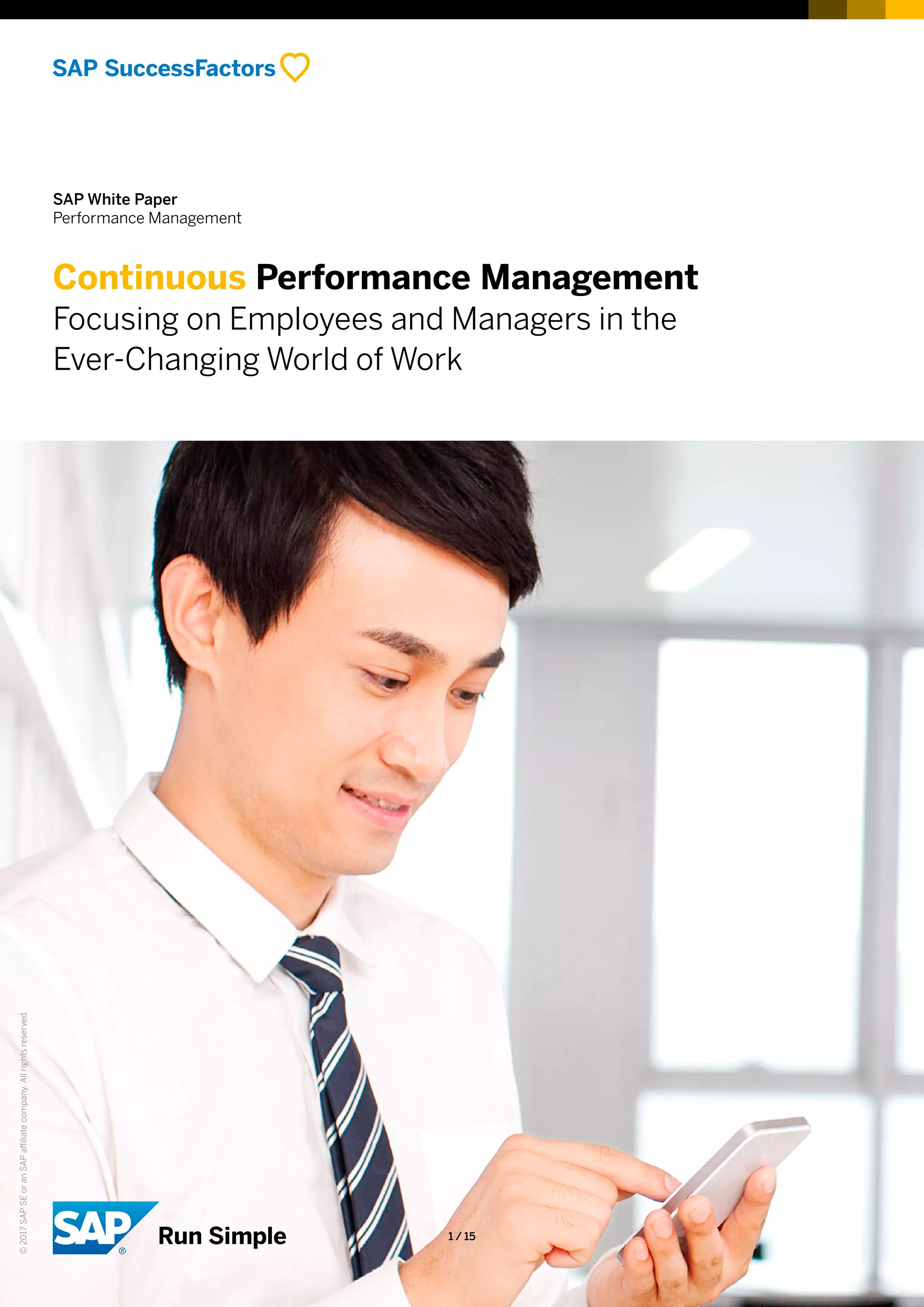 Continuous Performance Management | PDF