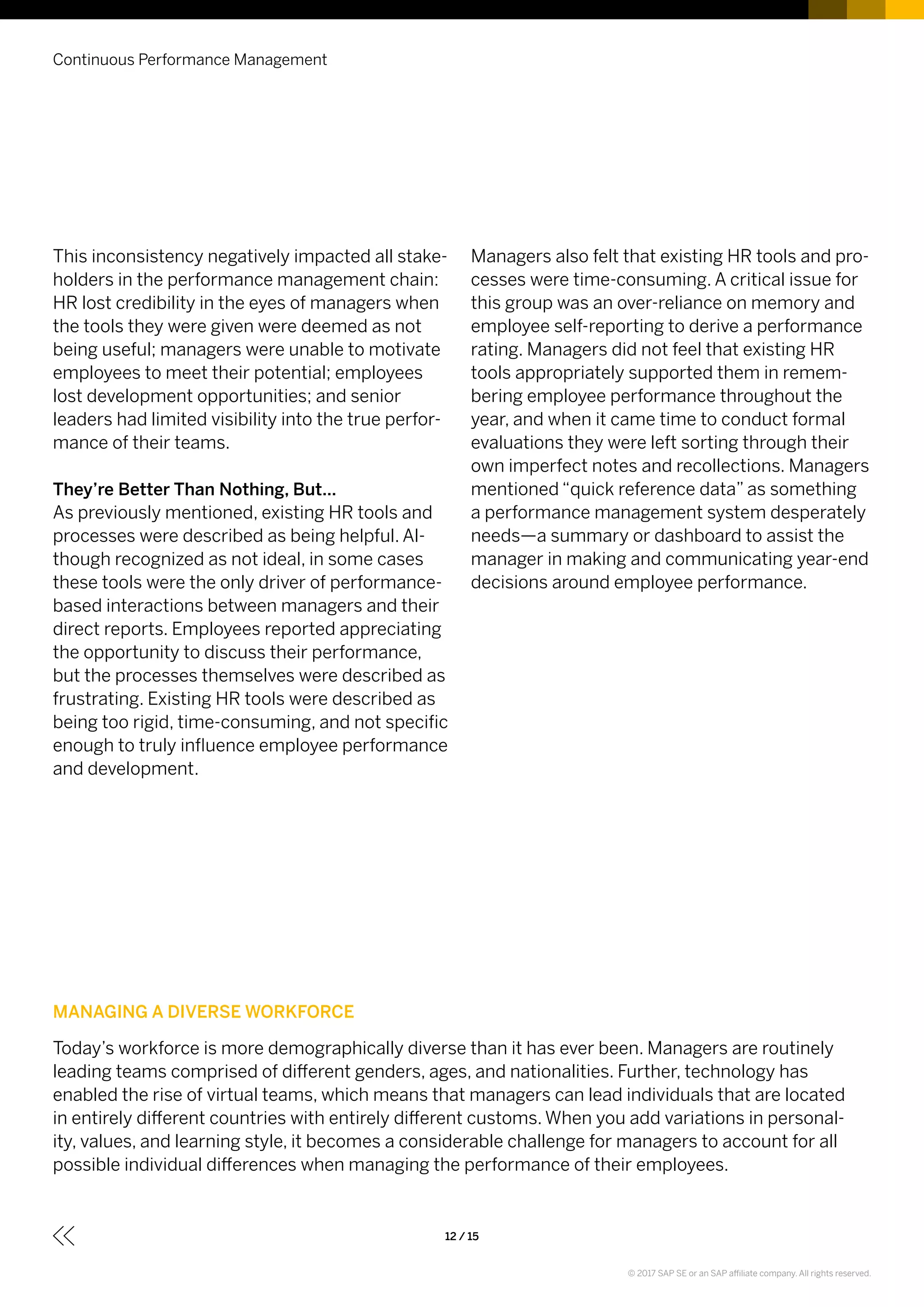 Continuous Performance Management | PDF