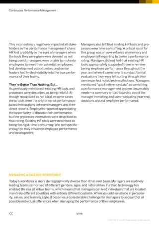 Continuous Performance Management | PDF