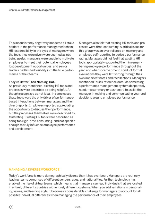 Continuous Performance Management | PDF