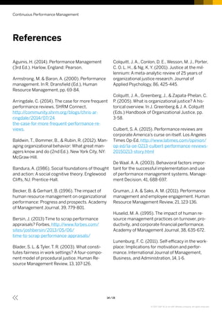 Continuous Performance Management | PDF