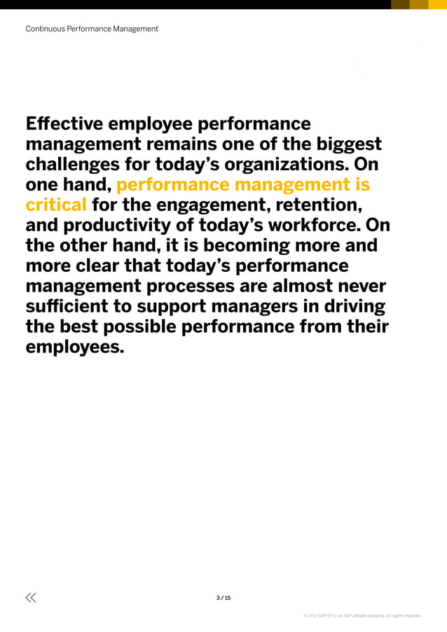 Continuous Performance Management | PDF