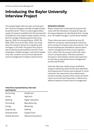 Continuous Performance Management | PDF