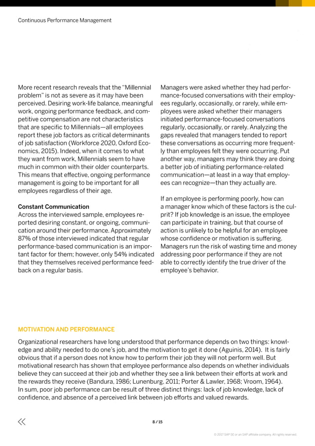 Continuous Performance Management | PDF