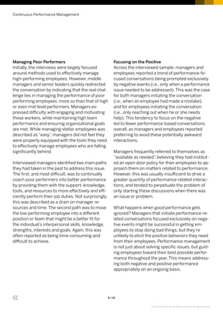 Continuous Performance Management | PDF