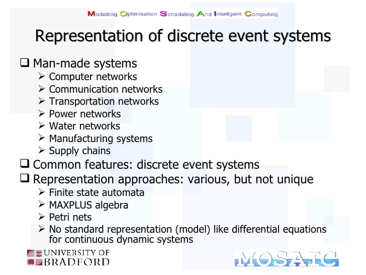 Continuous Systems To Discrete Event Systems
