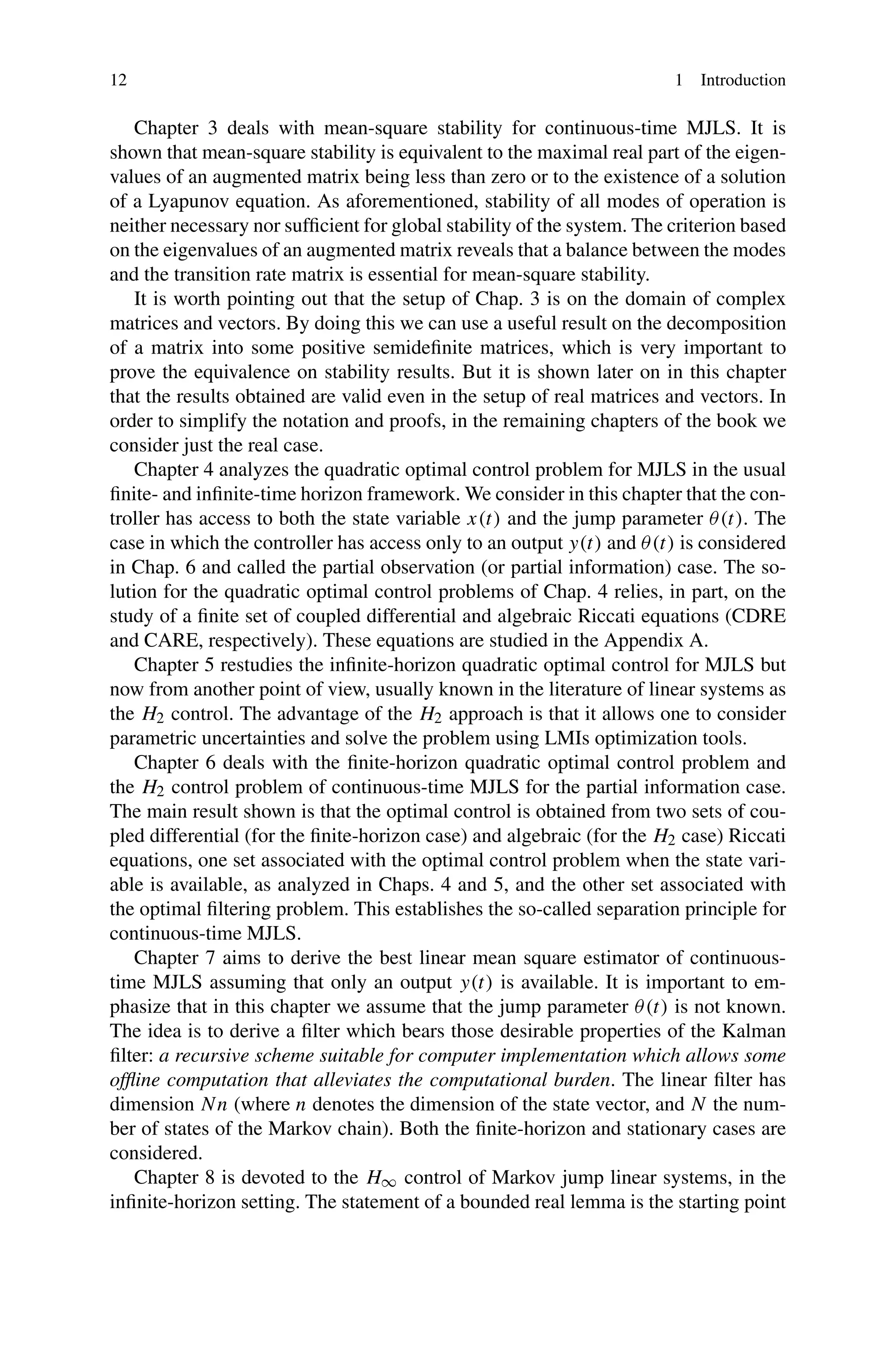 Continuous time markov jump linear system | PDF