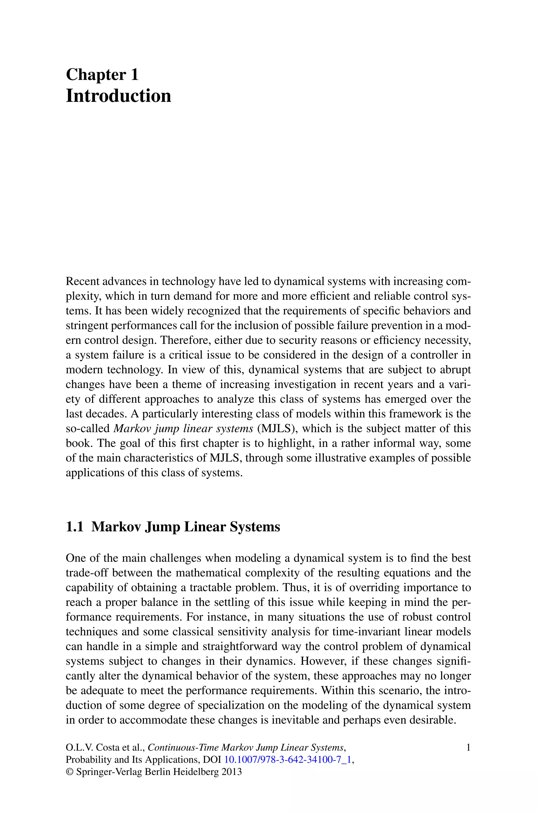 Continuous Time Markov Jump Linear System Pdf 