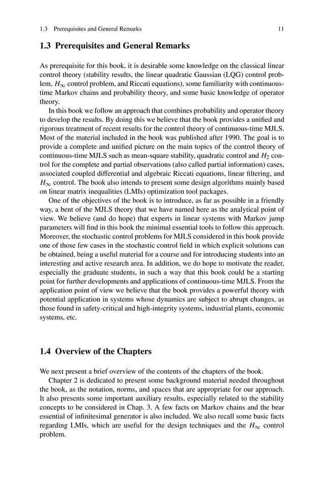 Continuous Time Markov Jump Linear System Pdf 