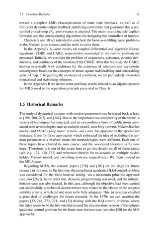 Continuous time markov jump linear system | PDF