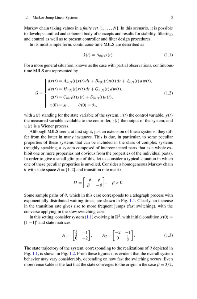 Continuous Time Markov Jump Linear System Pdf Physics Science 5991