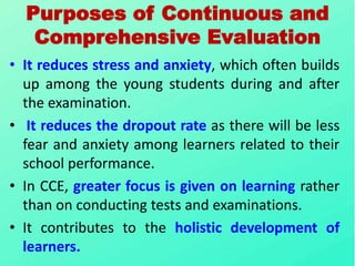 Continuous and comprehensive evaluation | PPTX