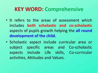 Continuous and comprehensive evaluation | PPTX