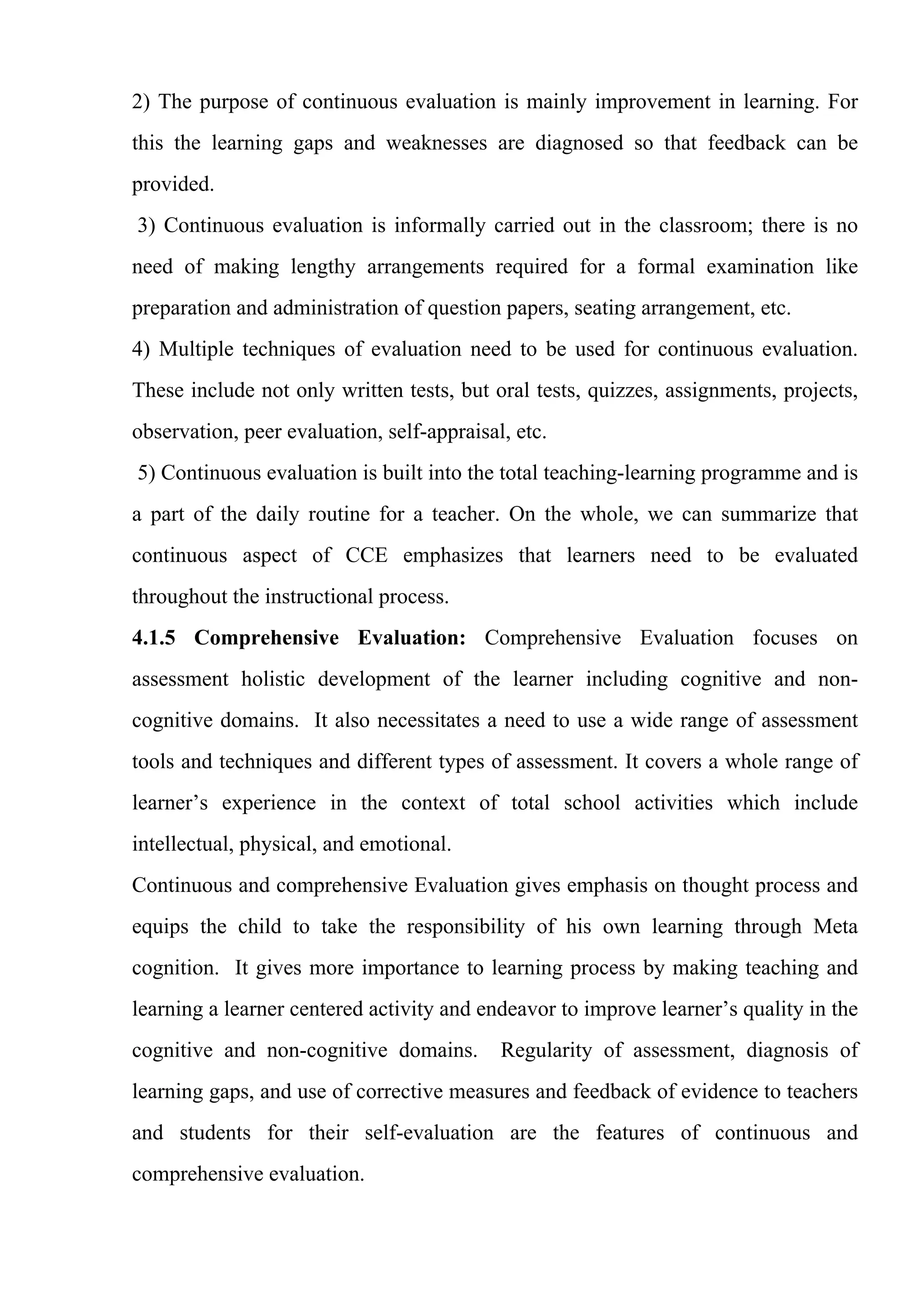 Continuous and comprehensive_evaluation.pdf by dr.thanuja.k | PDF