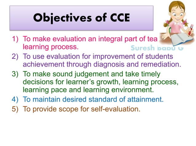 Continuous and Comprehensive Evaluation (CCE) | PPTX