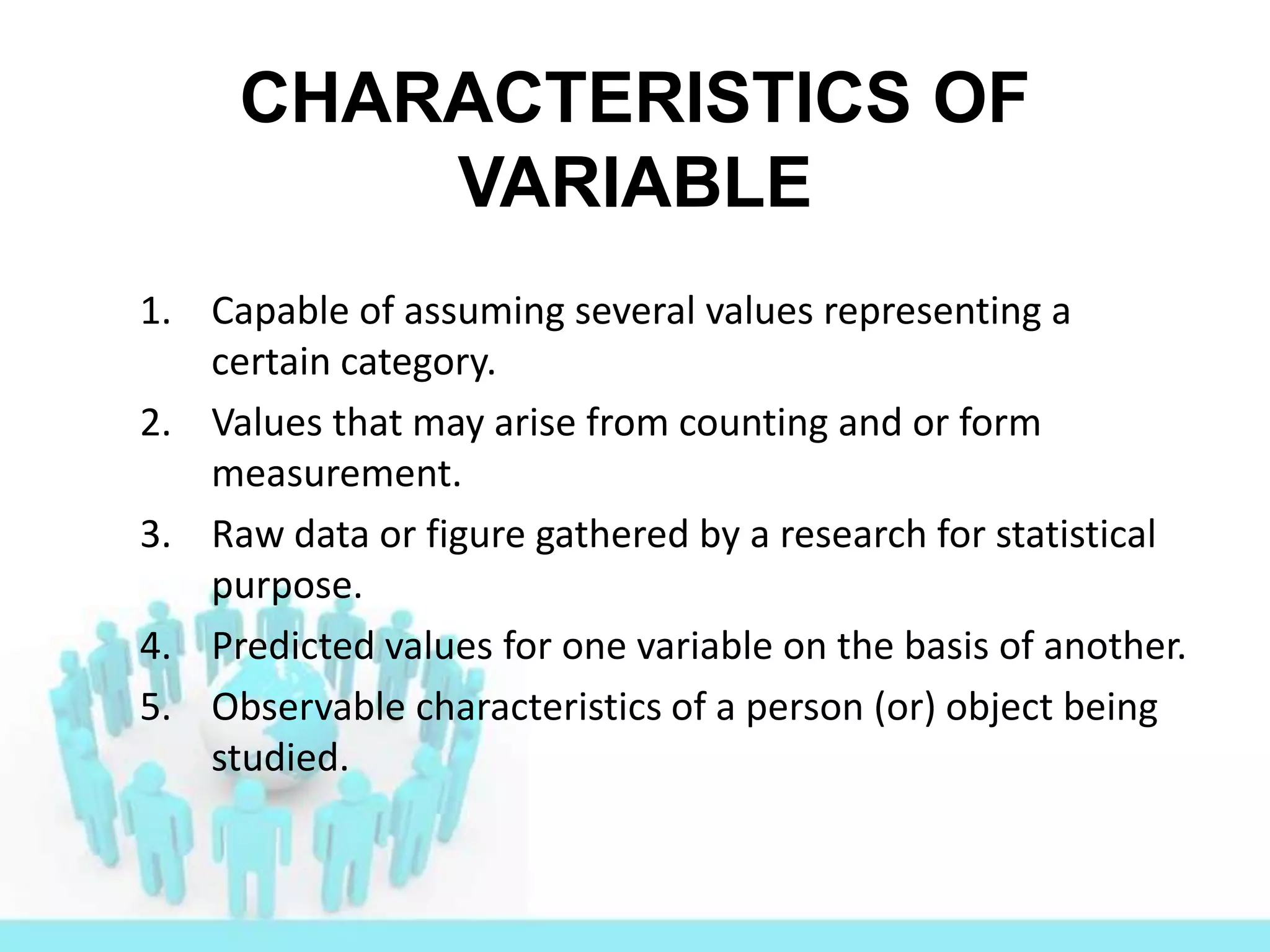 Continuous and discontinuous variable | PPTX