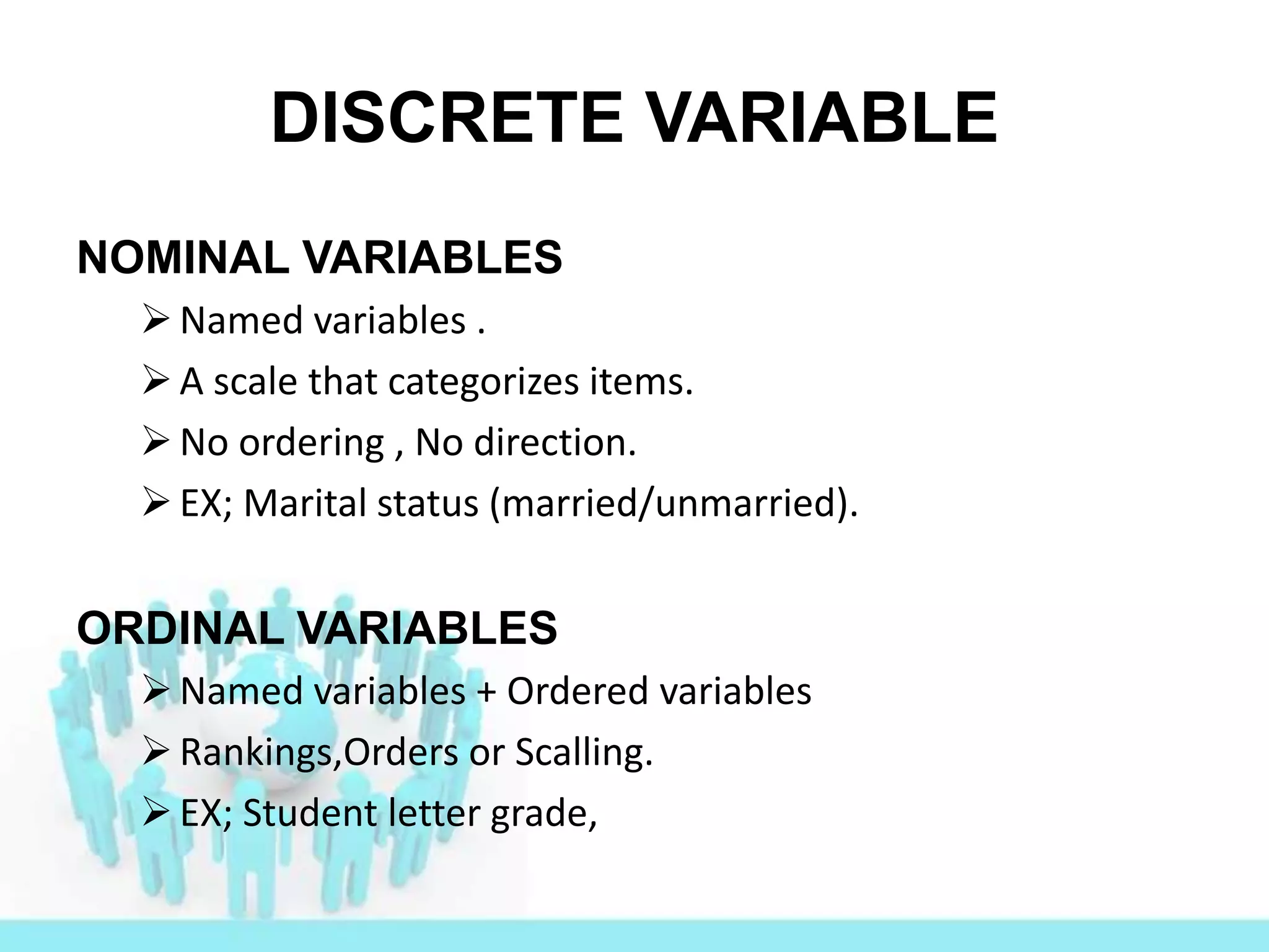 Continuous and discontinuous variable | PPTX