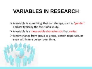 Continuous and discontinuous variable | PPTX