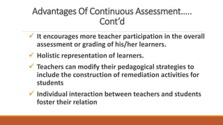 Continuous Assessment System (CAS In Nepal) | PPTX
